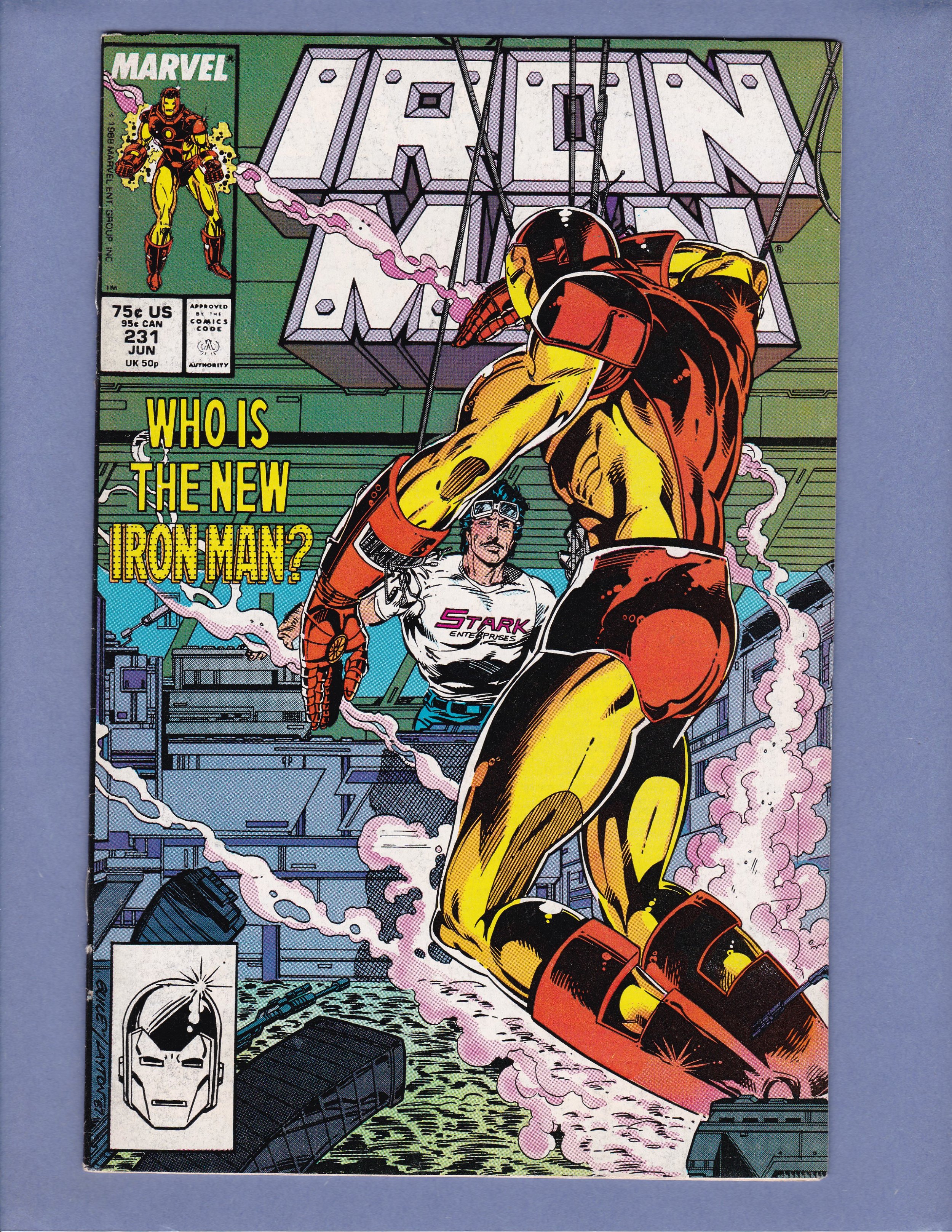 Iron Man #231 FN Front/Back Cover Scans Marvel 1988 | Comic Books ...