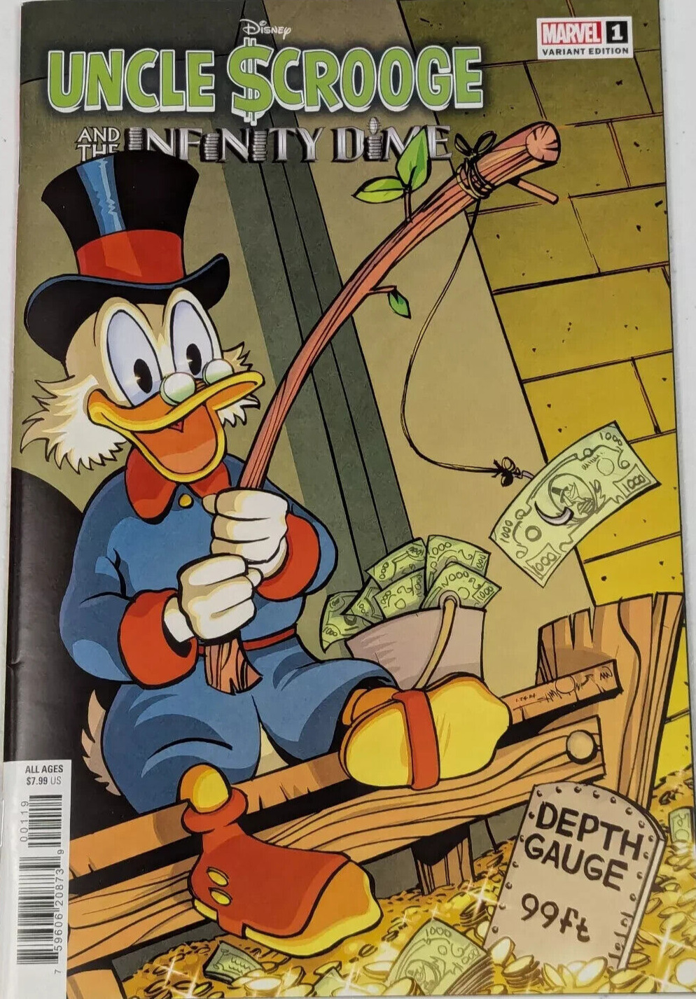 Uncle Scrooge Infinity Dime #1 2024 Simonson 1:25 Variant Marvel Comics ...