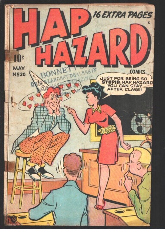 Hap Hazard #20 1948-Ace-Good girl art -Headlight spicy panels-Bondage-VG- | Comic Books - Golden ...