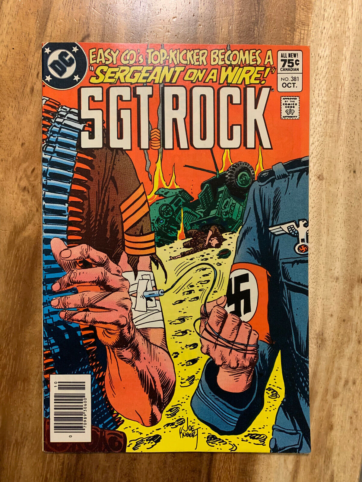 SGT Rock 381, SEE Pics for Grade, 1st Print, .75 CPV Canadian Price ...