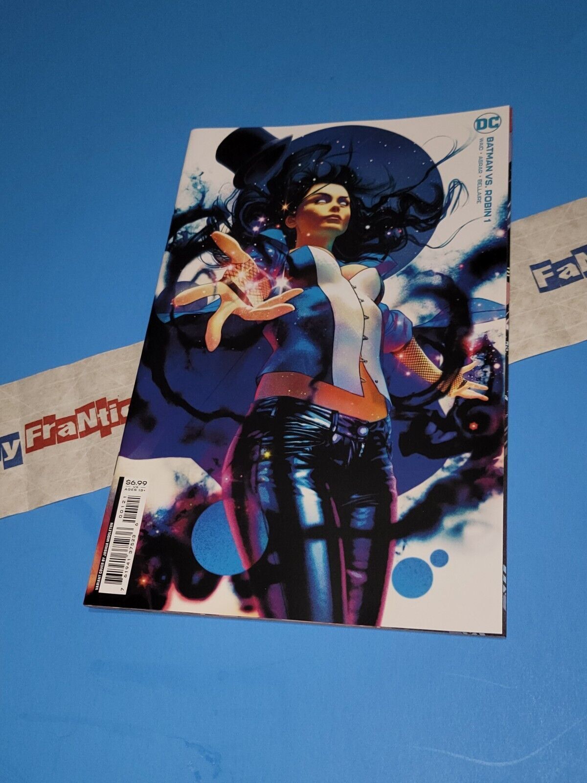 Zatanna Joshua Middleton cover Batman vs Robin 1 new title NM- magic ...