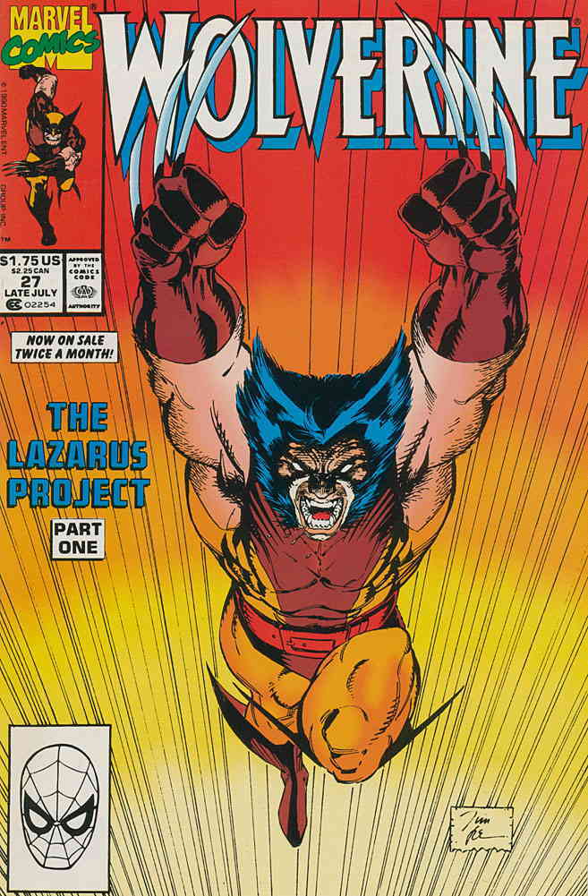 Wolverine #27 VF/NM ; Marvel | Jim Lee | Comic Books - Copper Age ...