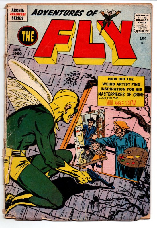The Adventures of the Fly vol.1 #4 - 1st published Neal Adams work ...