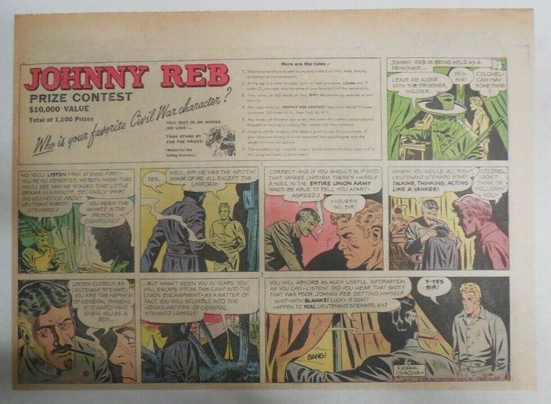 Johnny Reb Sunday by Frank Giacoia & Jack Kirby from 8/17/1958 Half ...