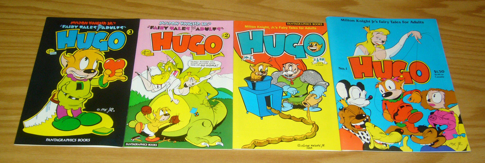 Hugo #1-3 VF complete series + one-shot - milton knight's fairy tales ...
