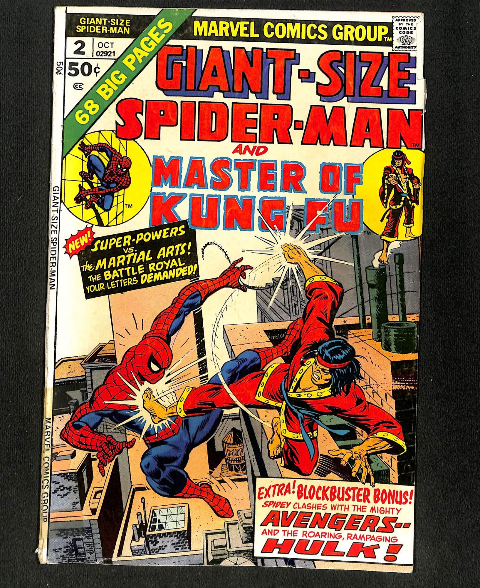 Giant-Size Spider-Man #2 Master of Kung Fu! | Full Runs & Sets, Marvel ...