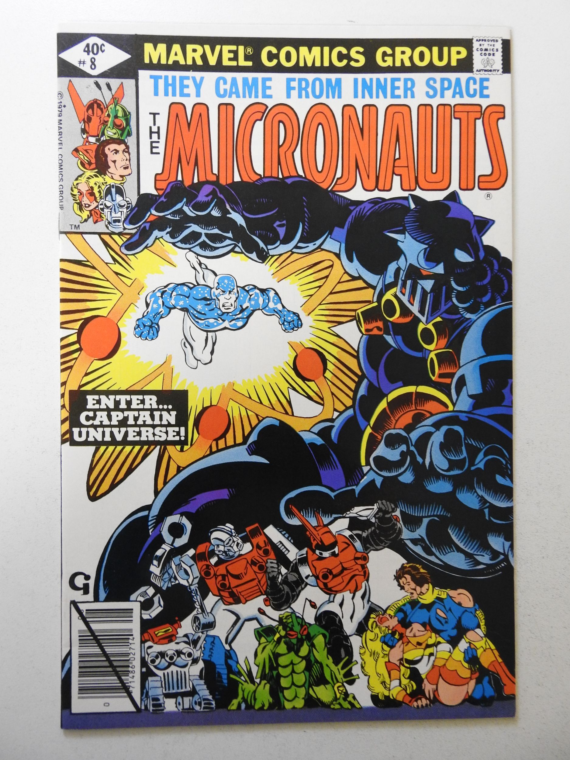 Micronauts #8 (1979) VF ! 1st App of Captain Universe! manufactured w ...