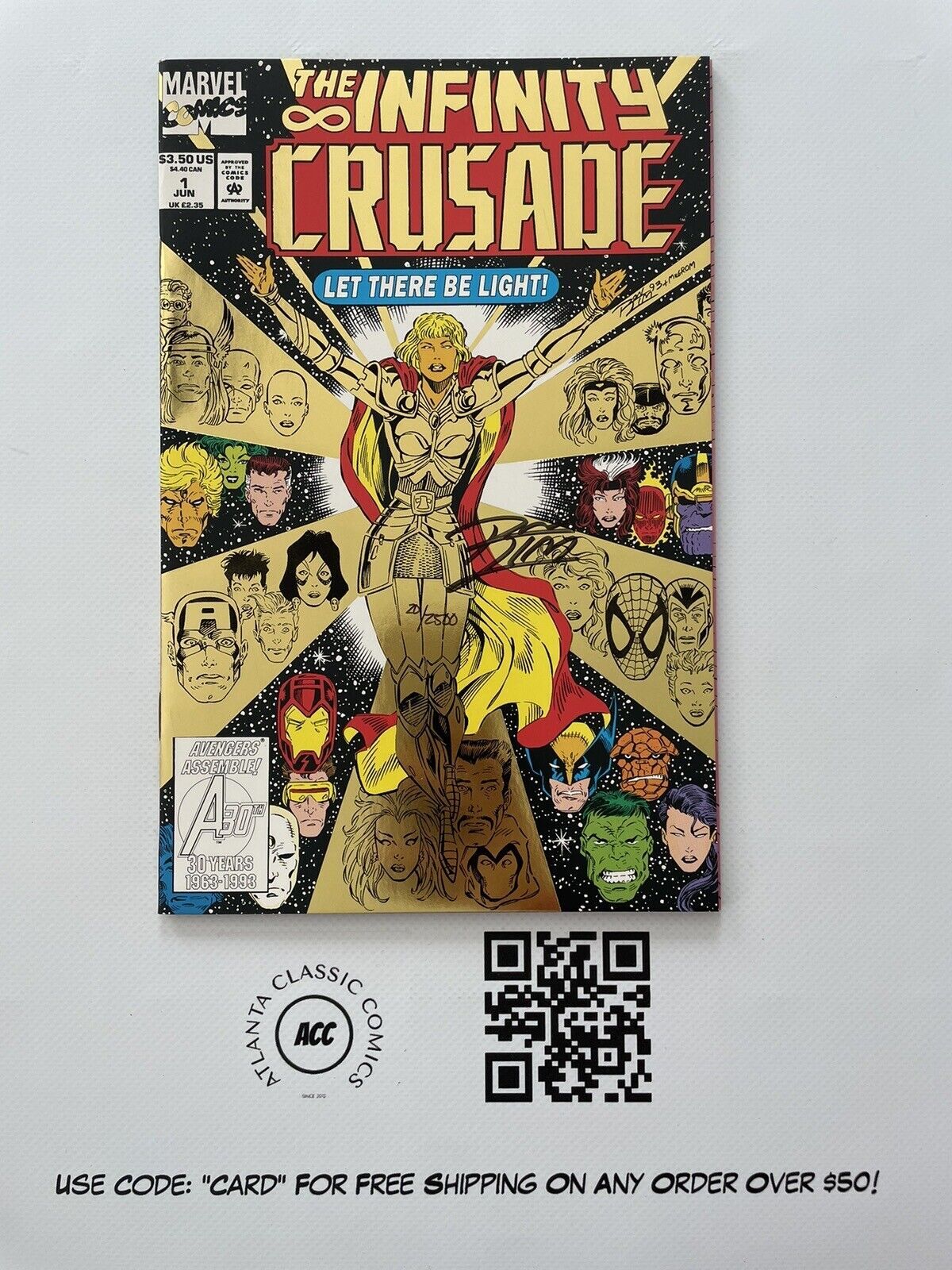Infinity Crusade Marvel Comics Ser # 1 2 3 4 5 6 NM Signed W/COA Ron ...
