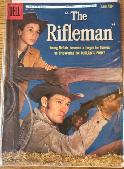 Four Color #1009 (1959) The Rifleman | Comic Books - Silver Age, Dell ...
