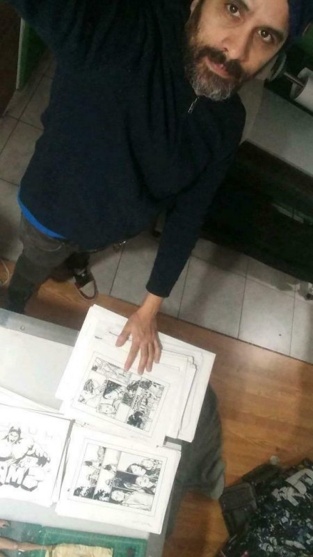 Pandemica #4 pg 10 Original Art Alex Sanchez bestselling author ...