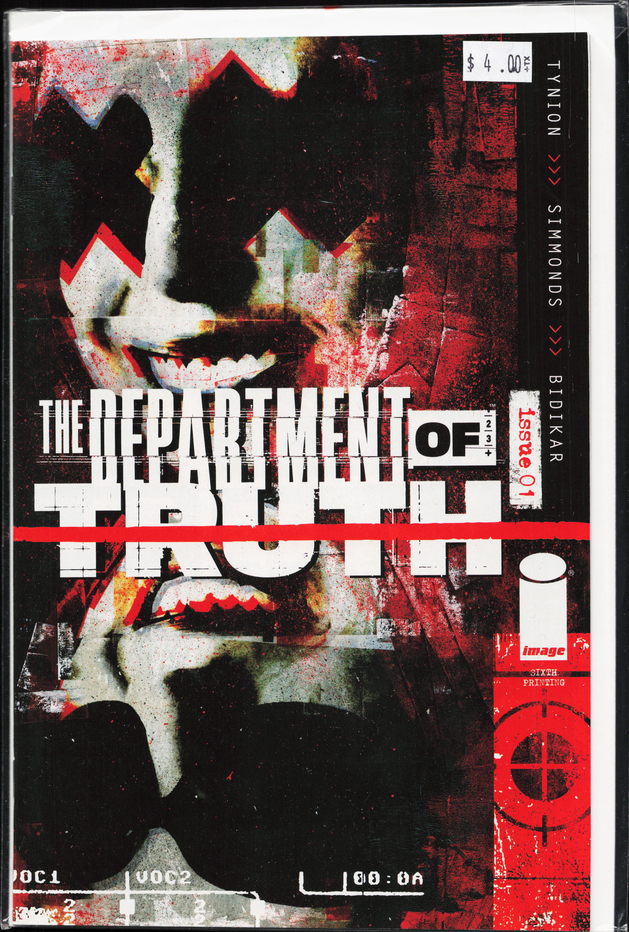 The Department of Truth #1 Sixth Print Cover A (2020) The Department of ...