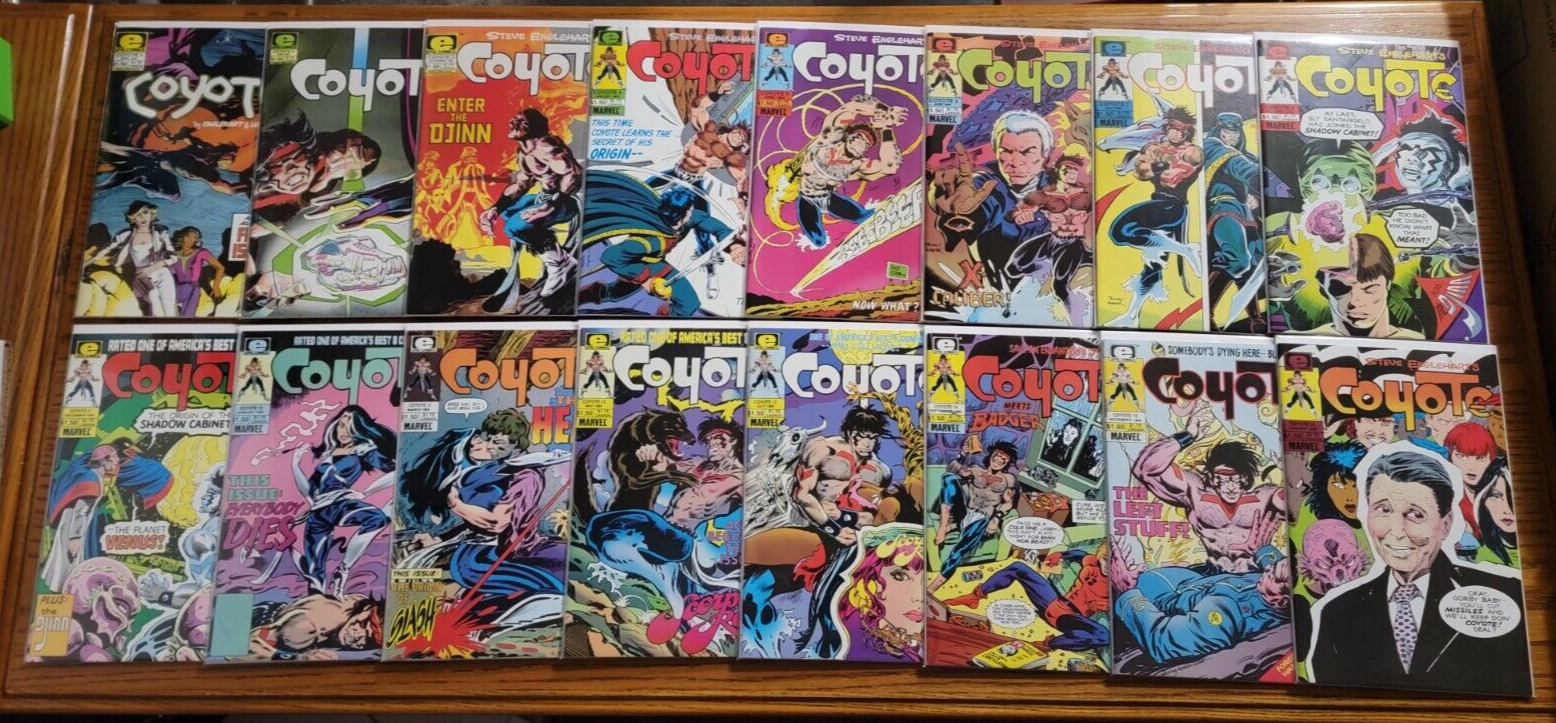 Coyote 1-16 Complete Set Run! ~ NEAR MINT NM ~ 1983 Epic / Marvel ...