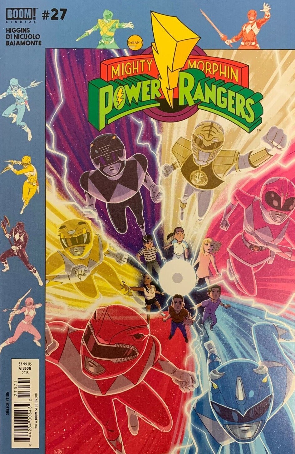 Mighty Morphin Power Rangers (5th Series) #27B FN ; Boom! | Sub Variant ...