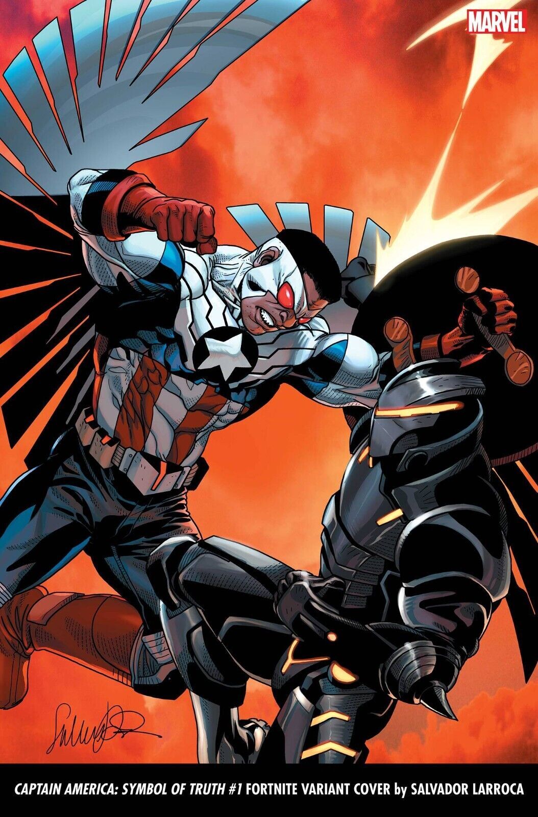 Captain America Symbol of Truth #1 Cover G Larroca Fortnite Marvel 2022 ...