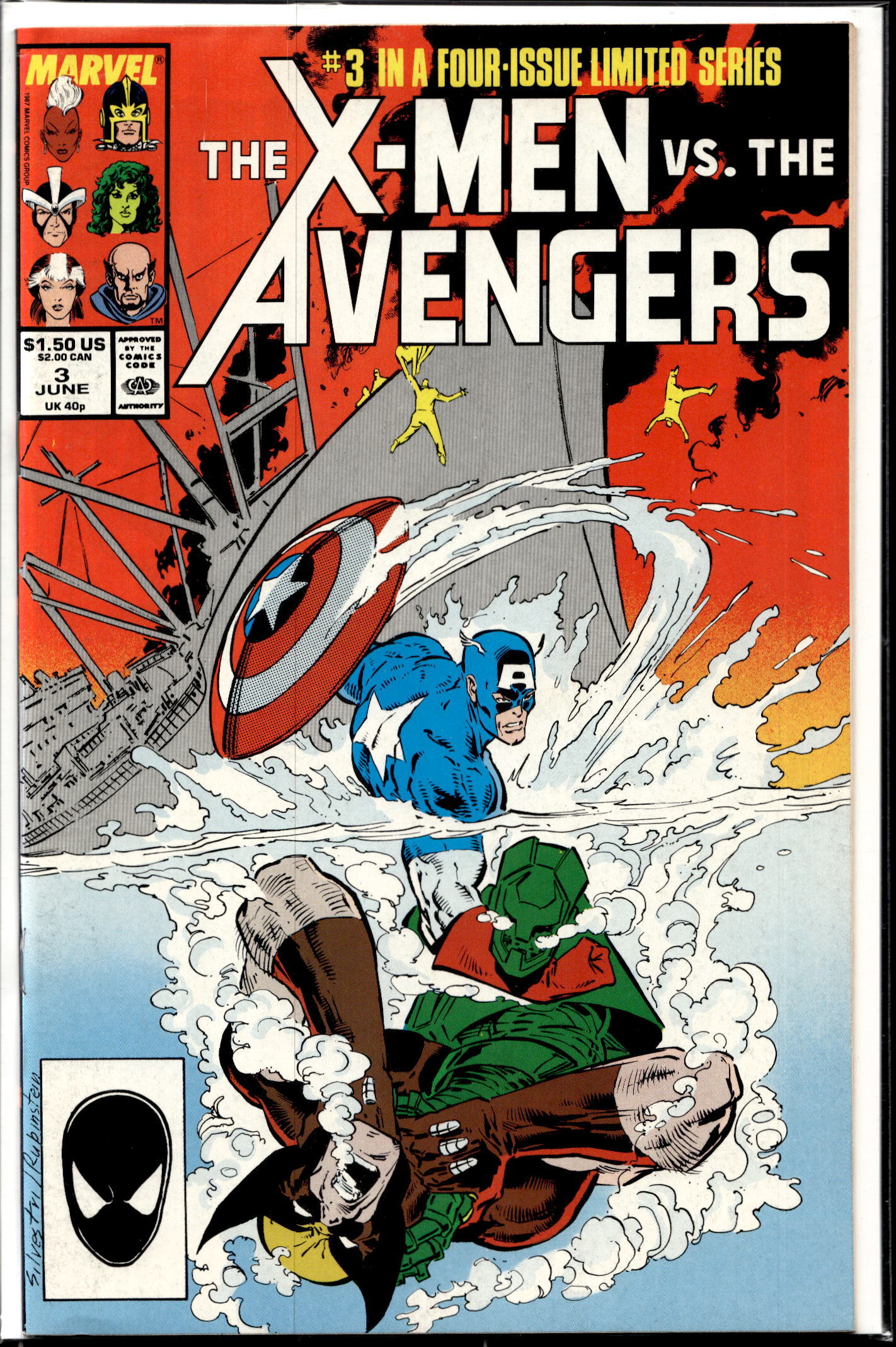 The X-Men vs. The Avengers #3 (1987) The Avengers | Comic Books - Copper Age, Marvel, Avengers ...