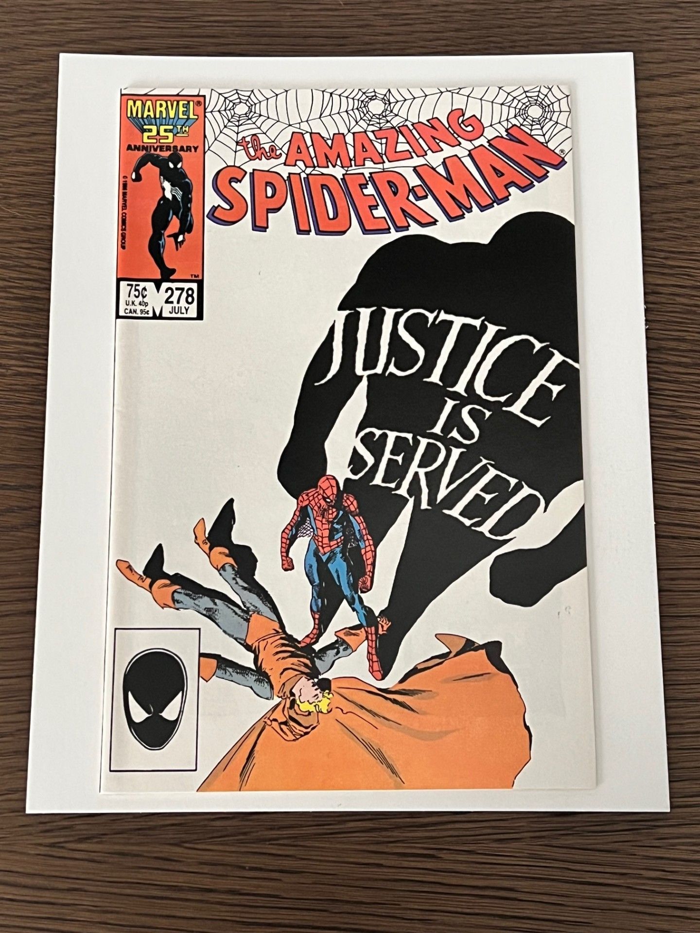 The Amazing Spider-Man #278 (1986). VF+. Scourge app. Death of the ...