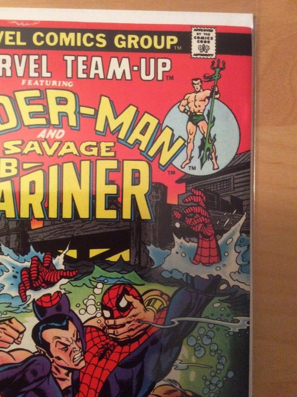 Marvel Team UP 14, SEE Pics for Grade, Spider MAN & Submariner, 1973 ...