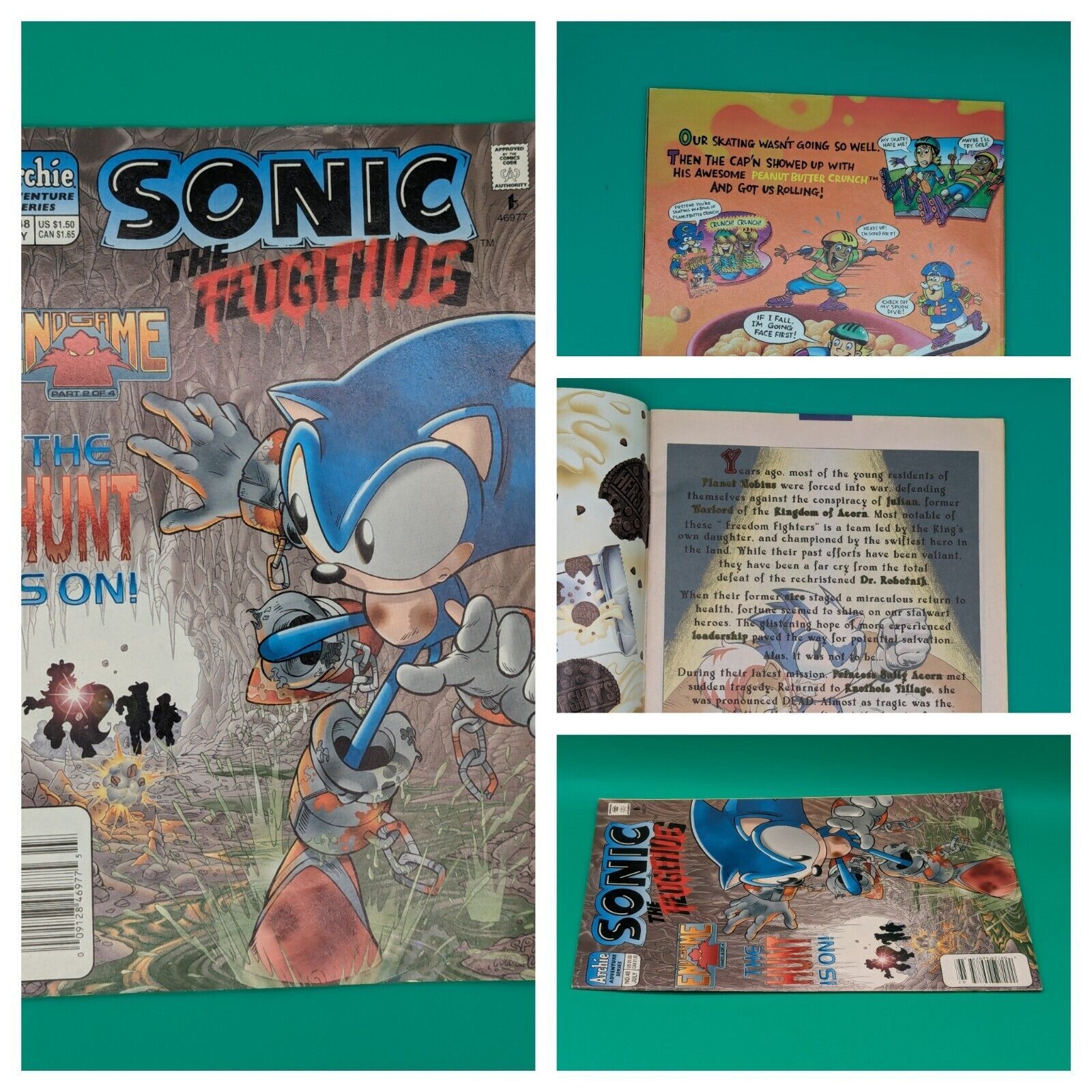 SONIC The HEDGEHOG 1997 Comic #48 END GAME 2 of 4 KNUCKLES Bagged ...