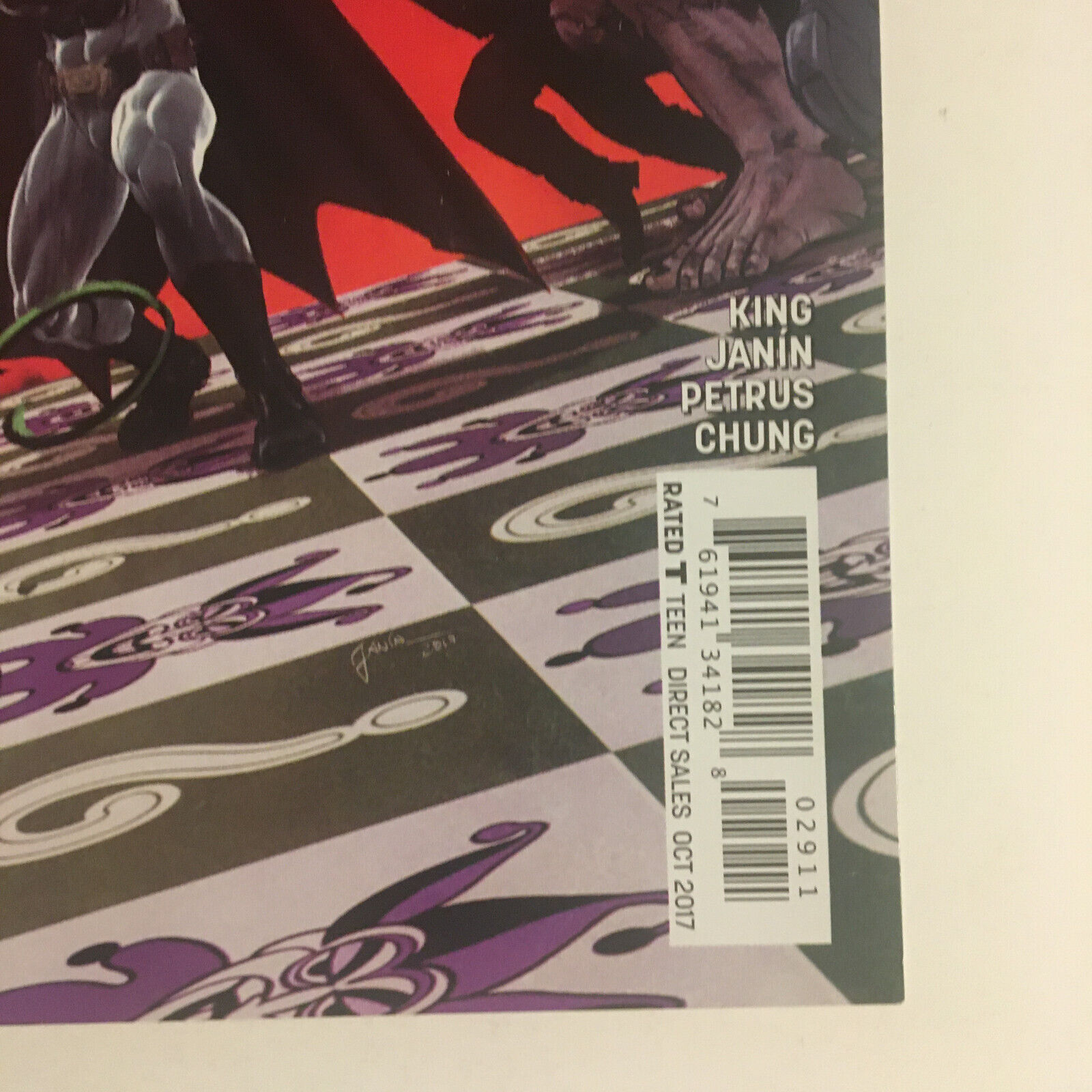 Batman #29 Joker Riddler Poison Ivy Tom King Mikel Janin 1st Print 2017 ...