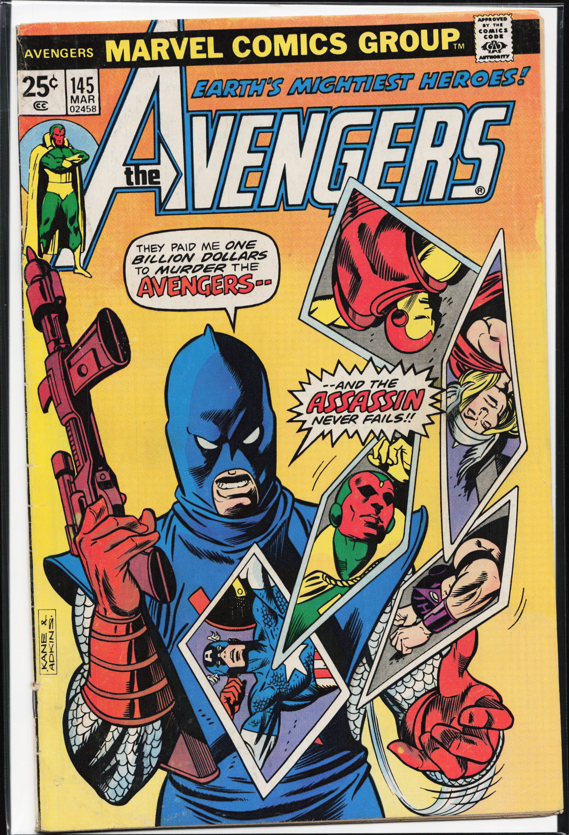 The Avengers #145 (1976) The Avengers | Comic Books - Bronze Age, Marvel, Avengers, Superhero ...