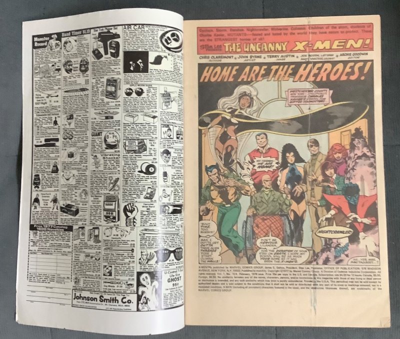 The X-Men #109 Newsstand Edition (1978) First appearance of Weapon ...