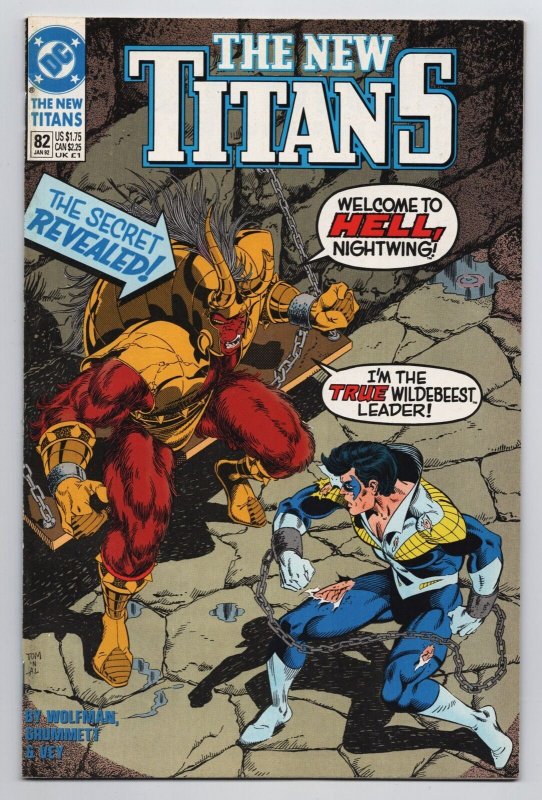 New Titans #82 | Nightwing | Deathstroke (DC, 1992) VF/NM | Comic Books ...