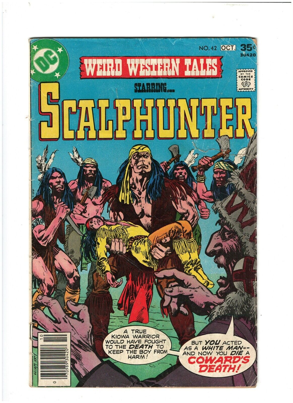 Weird Western Tales #42 Scalphunter DC Comics 1977 western GD 2.0 ...