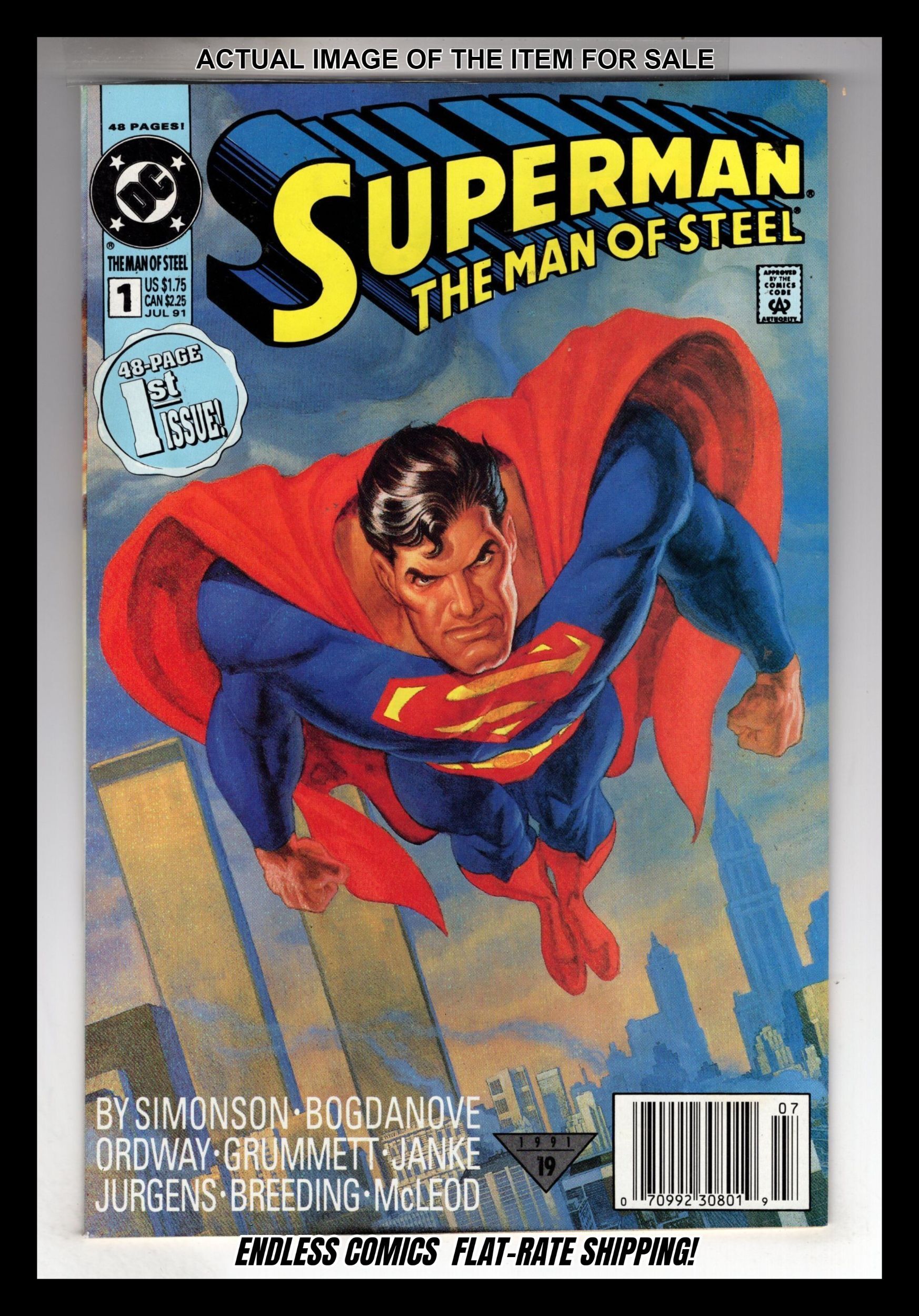 Superman: The Man of Steel #1 (1991) / EBI#3 | Comic Books - Copper Age ...