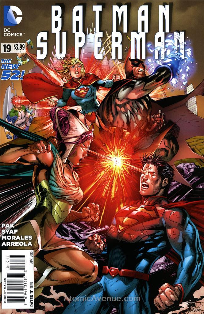 Batman/Superman #19 VF ; DC | New 52 Supergirl Greg Pak | Comic Books ...