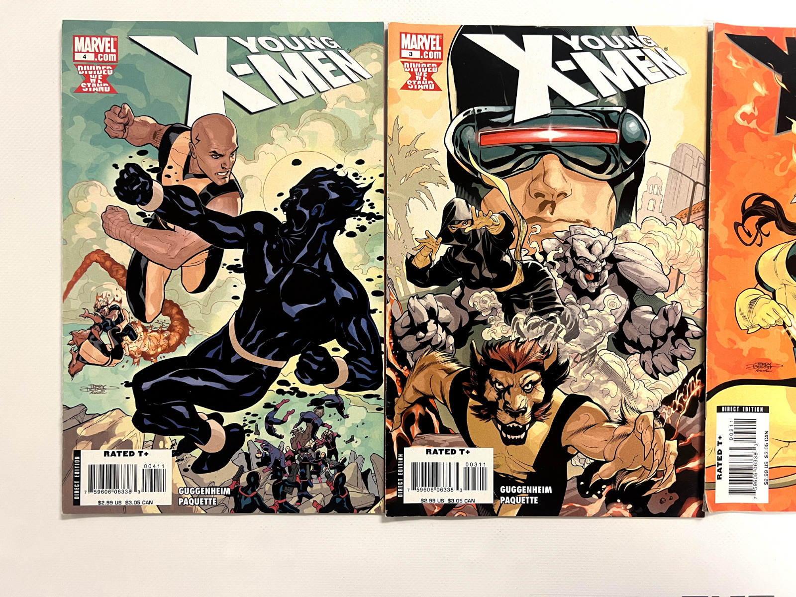 4 Young X-Men Marvel Comic Books #1 2 3 4 Avengers Defenders Hulk Thor ...
