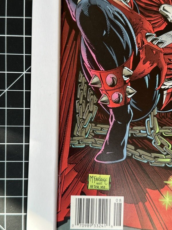 Spawn #8 Newsstand UPC 1:100 Variant Image 1993 McFarlane Spider-Man ...