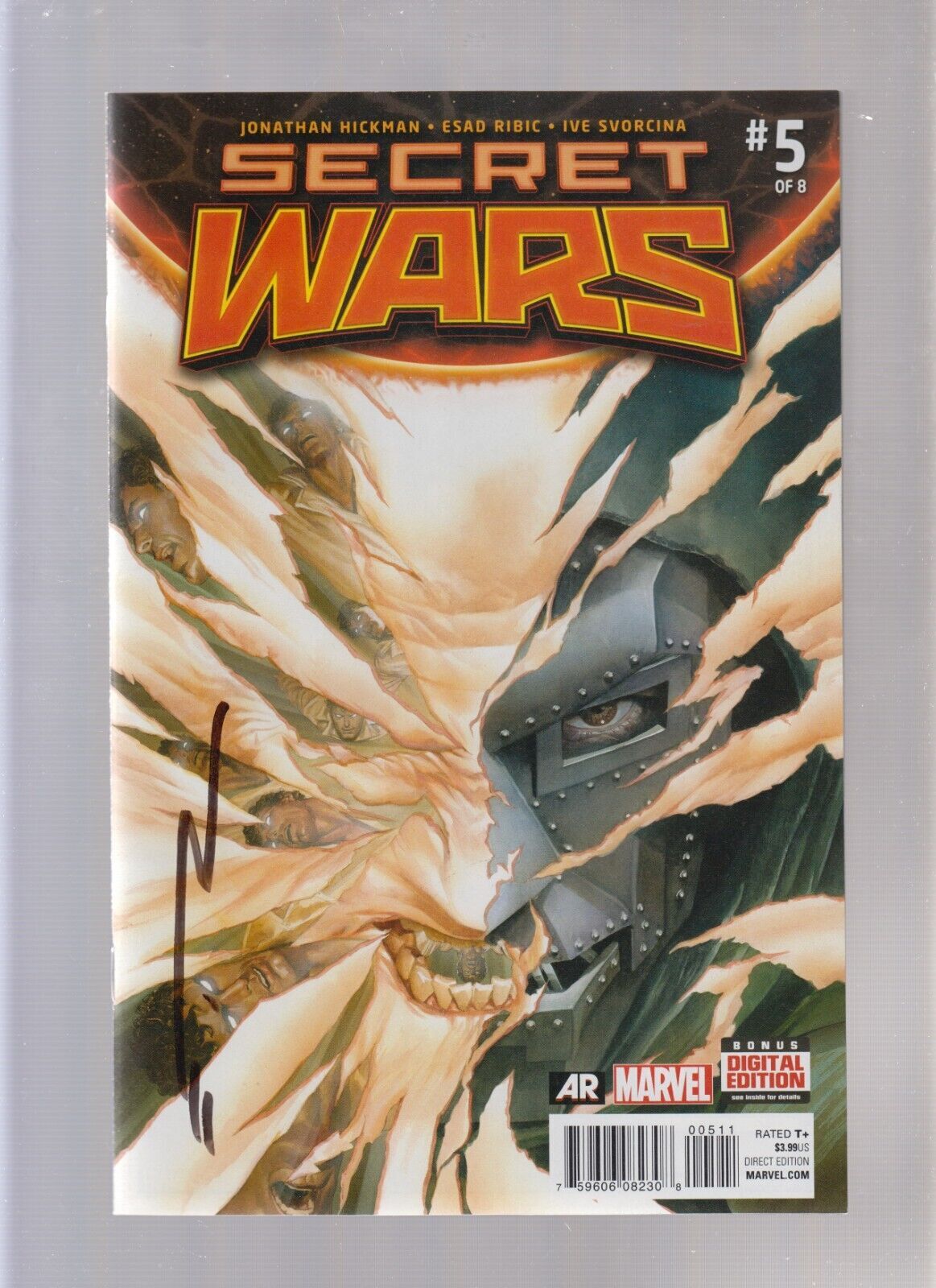 Secret Wars #5 - SIGNED BY ESAD RIBIC! (9.0/9.2) 2015 | Comic Books ...