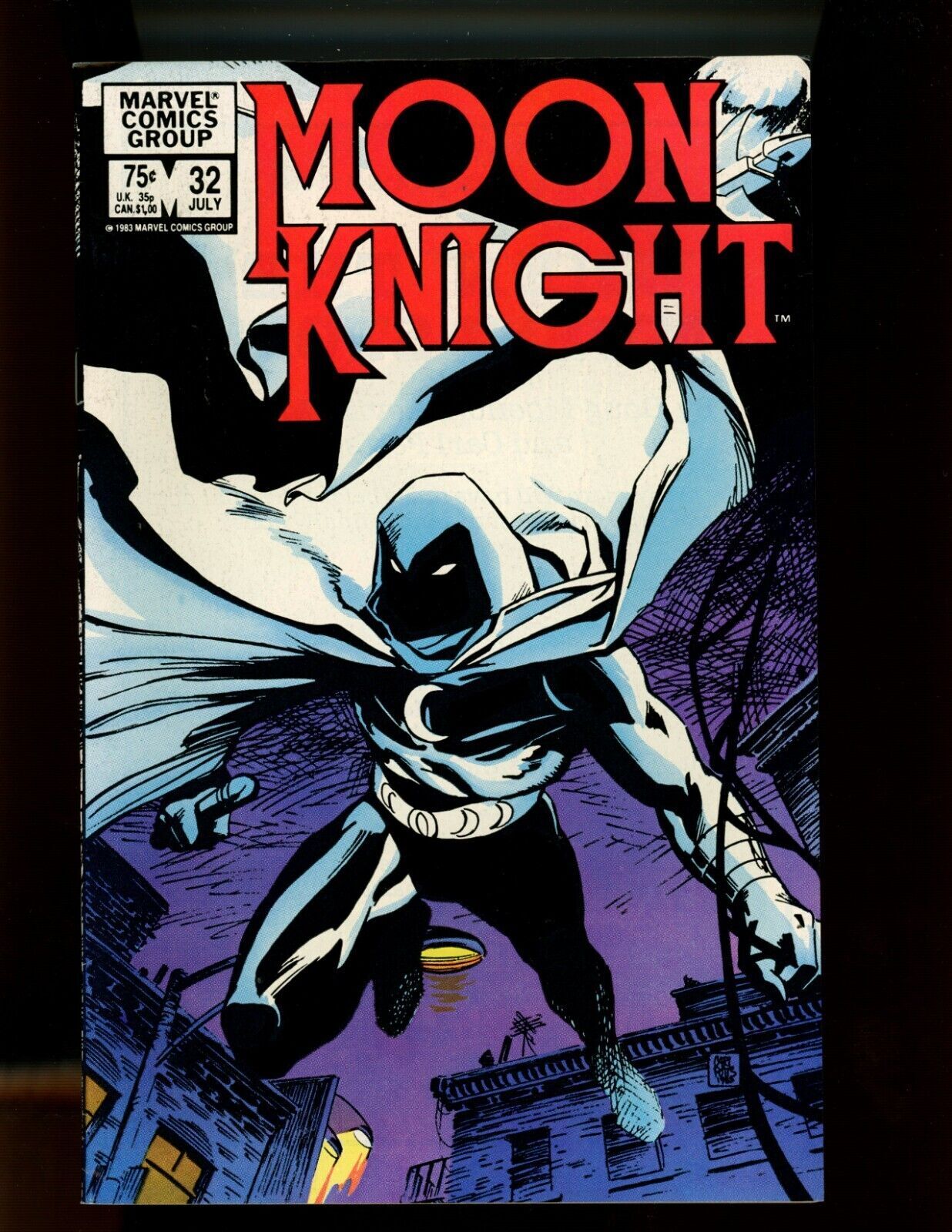 Moon Knight #32 - Carl Potts Cover Art. Joe Rosen Art. (8.0) 1983 ... Moon Knight #32 - Carl Potts Cover Art. Joe Rosen Art. (8.0) 1983 ...