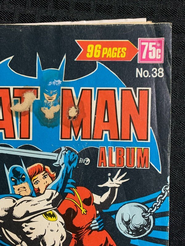 Vintage BATMAN ALBUM Planet Comics Magazine #38 VG- 3.5 Ernie Chua ...