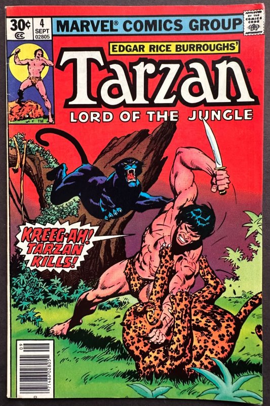 Tarzan #4 (1977) | Comic Books - Bronze Age, Marvel, Tarzan / HipComic