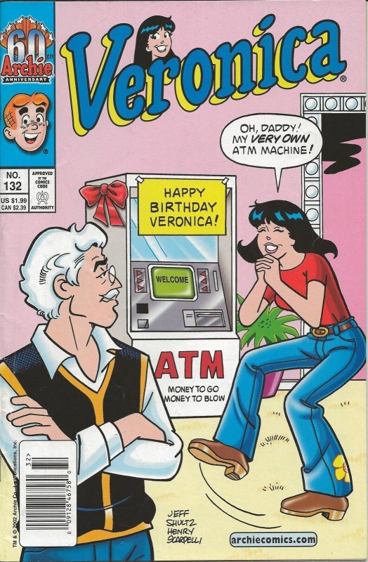 Veronica #132 ORIGINAL Vintage 2002 Archie Comics GGA | Comic Books ...