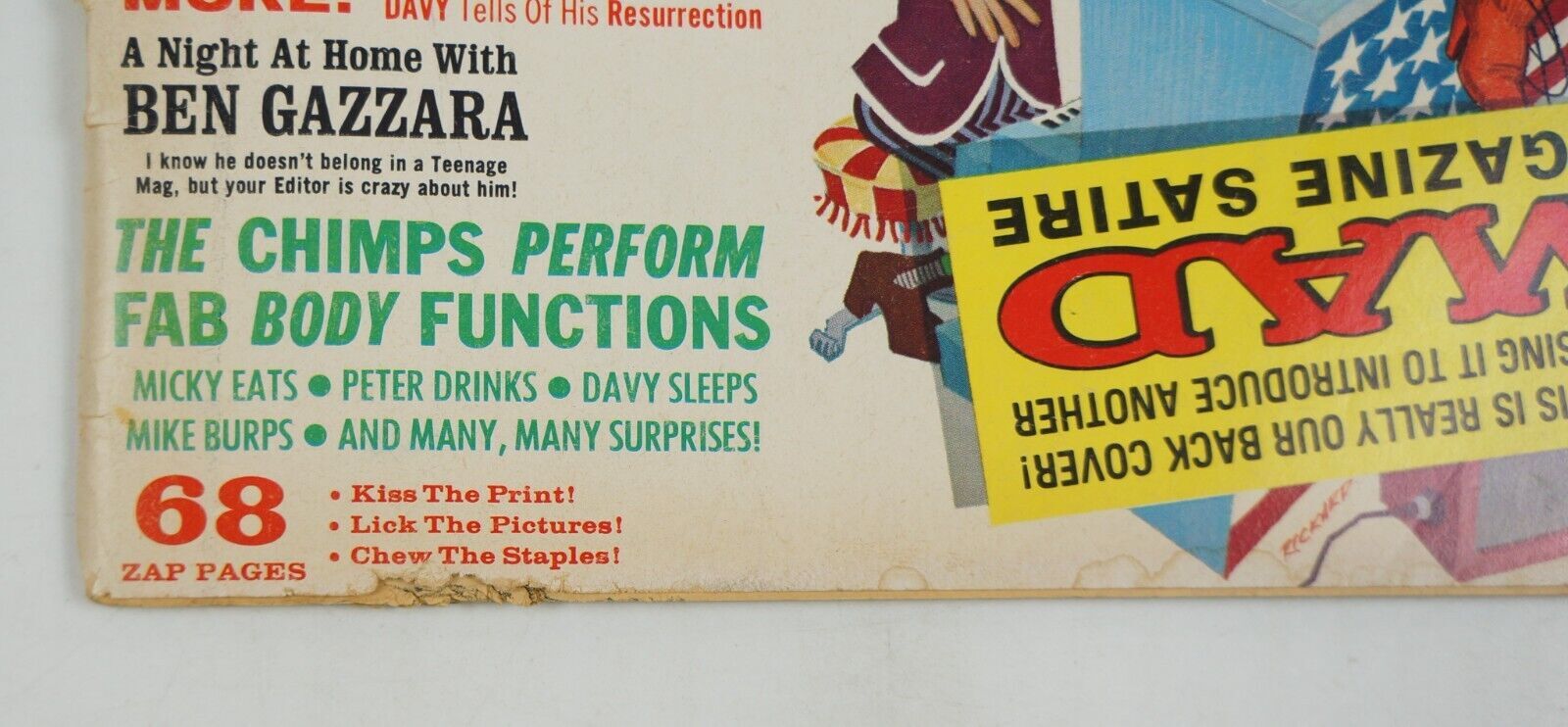 Mad #121 - September 1968 - the Beatles cover John Paul George Ringo ...
