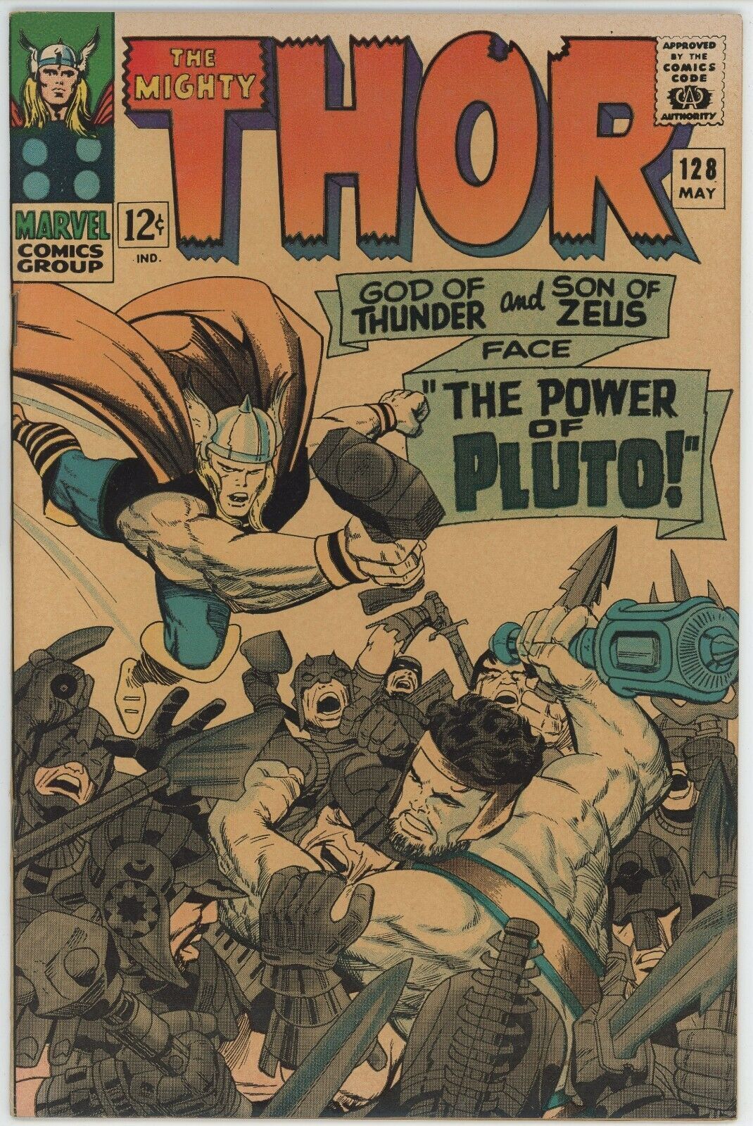 Thor #128 (1962) - 5.0 VG/FN *The Power of Pluto/Hercules* | Comic ...
