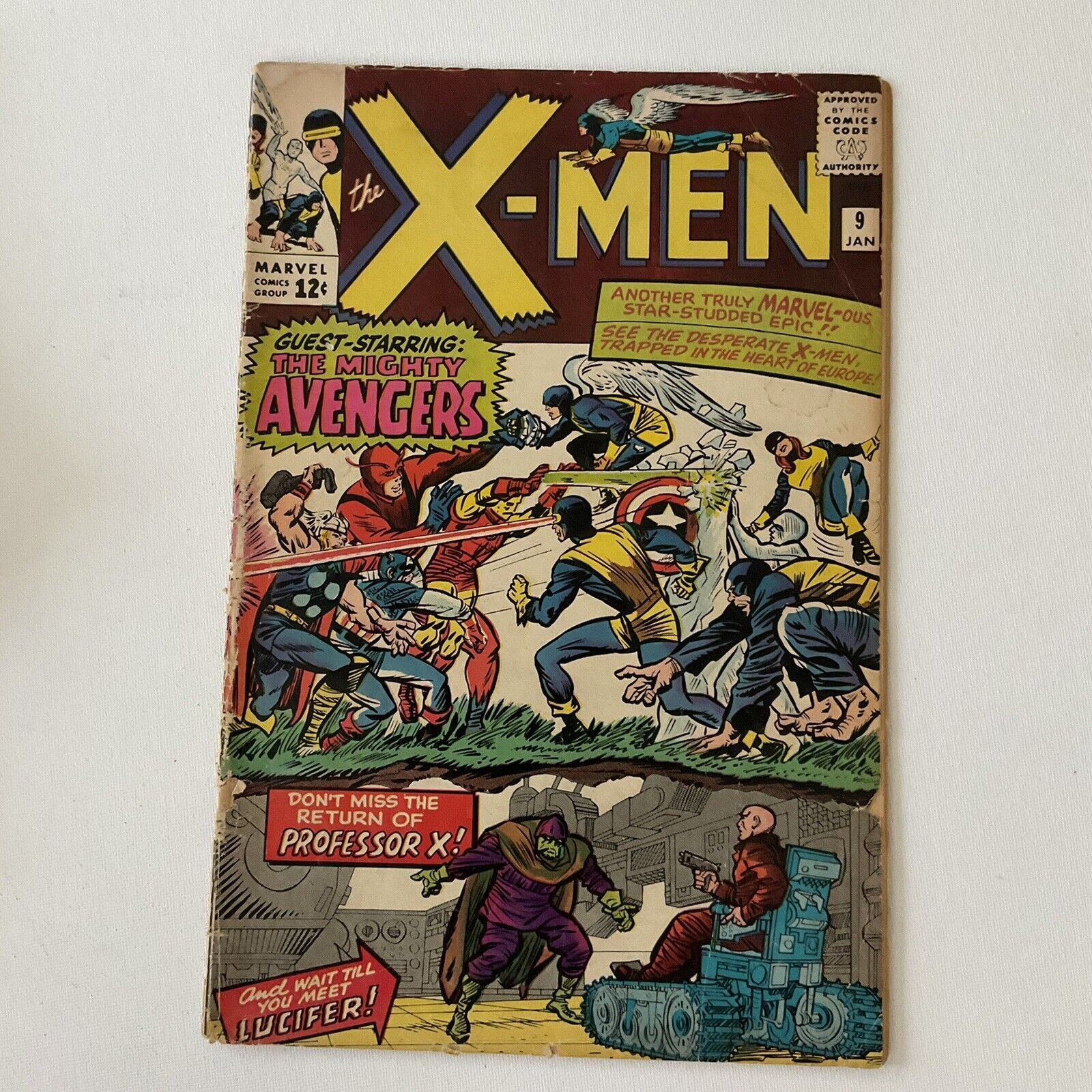 X-Men 9 Very Good- Vg- 3.5 Marvel Comics 1965 | Comic Books - Silver ...