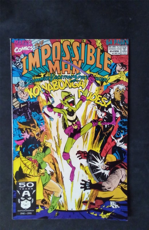 The Impossible Man Summer Vacation Spectacular #2 Direct Edition 1991 ...