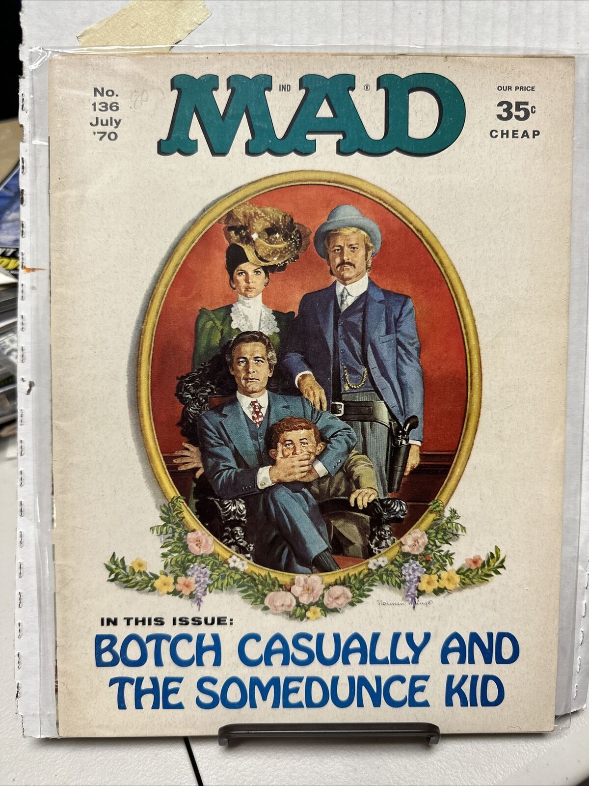 Mad Magazine July 1970 No 136 Collectibles Comics Botch Butch Cassidy ...