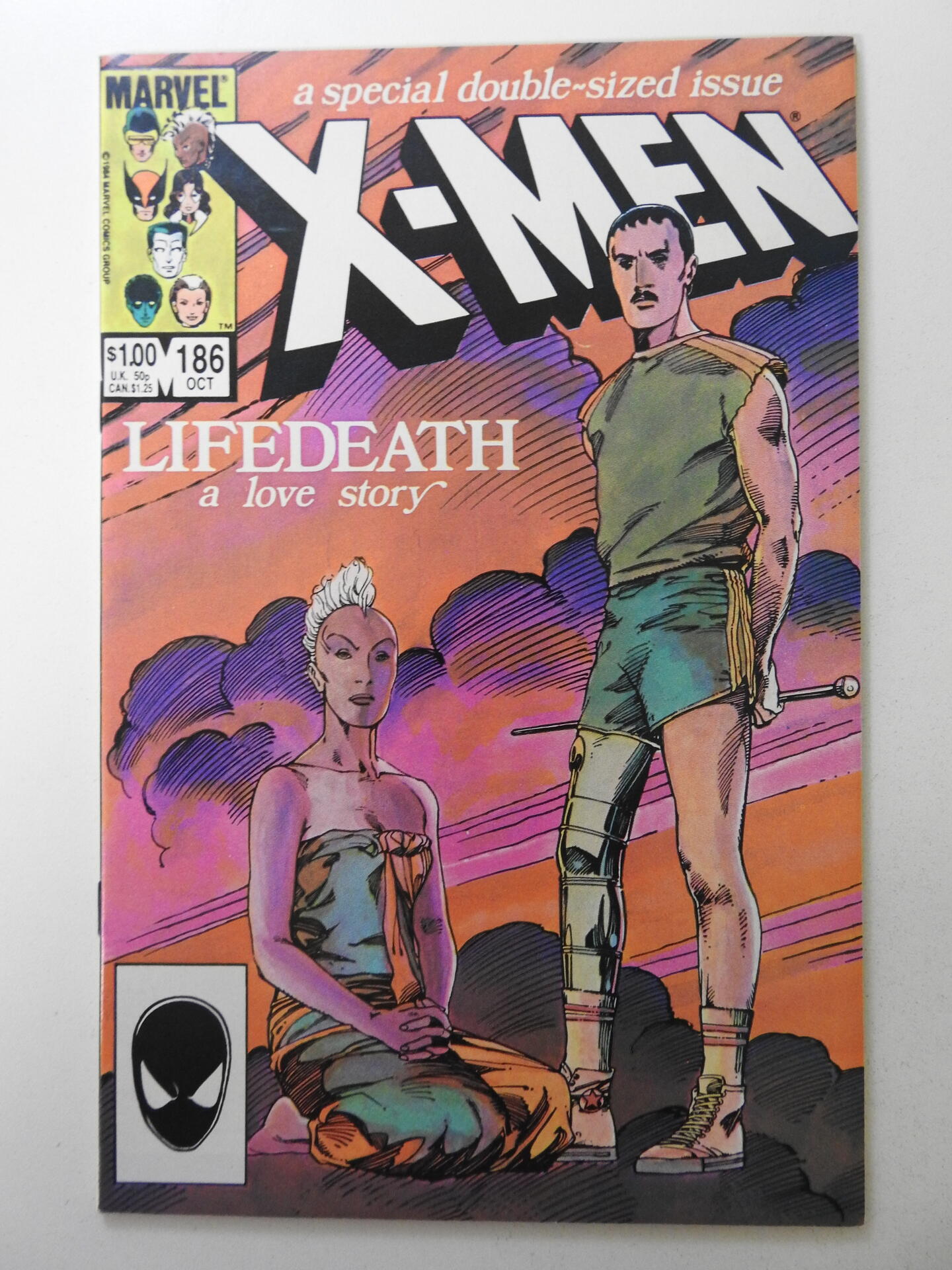 The Uncanny X-Men #186 Direct Edition (1984) "Lifedeath!" Beautiful VF ...