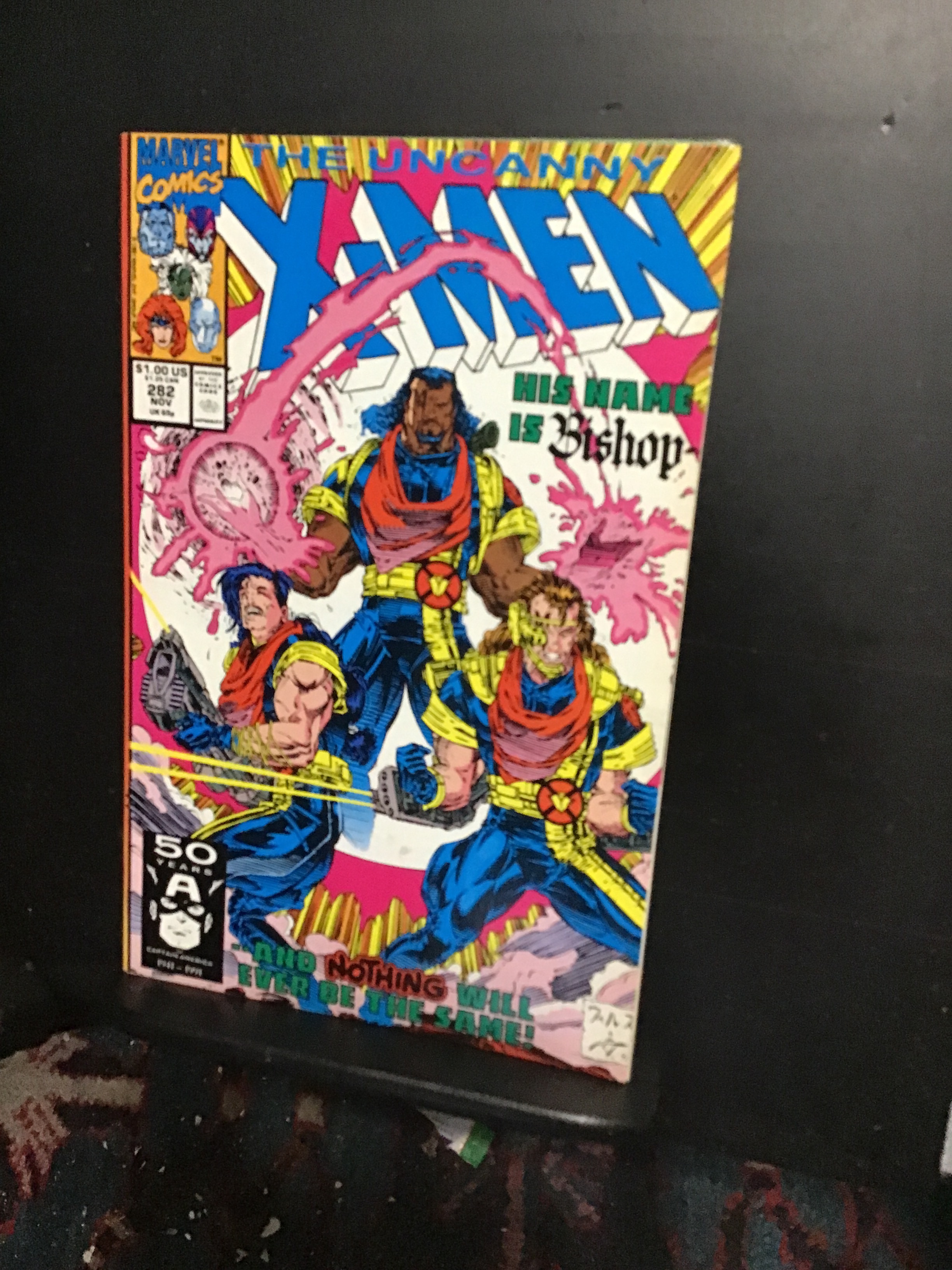 The Uncanny X-Men #282 (1991) D&D Insert! 1st Bishop cvr! Portacio! NM ... The Uncanny X-Men #282 (1991) D&D Insert! 1st Bishop cvr! Portacio! NM ...