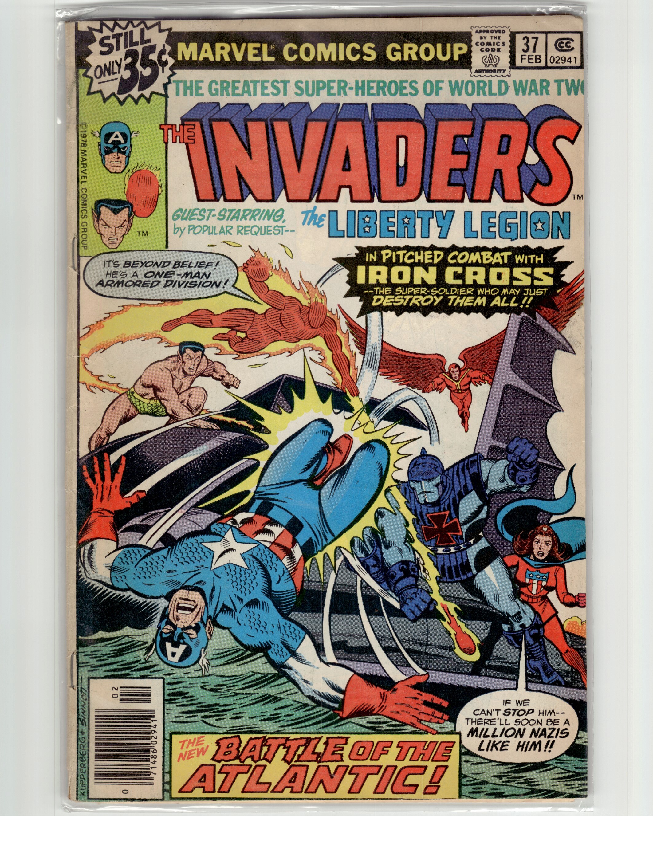 The Invaders #37 (1979) The Invaders | Comic Books - Bronze Age, Marvel ...