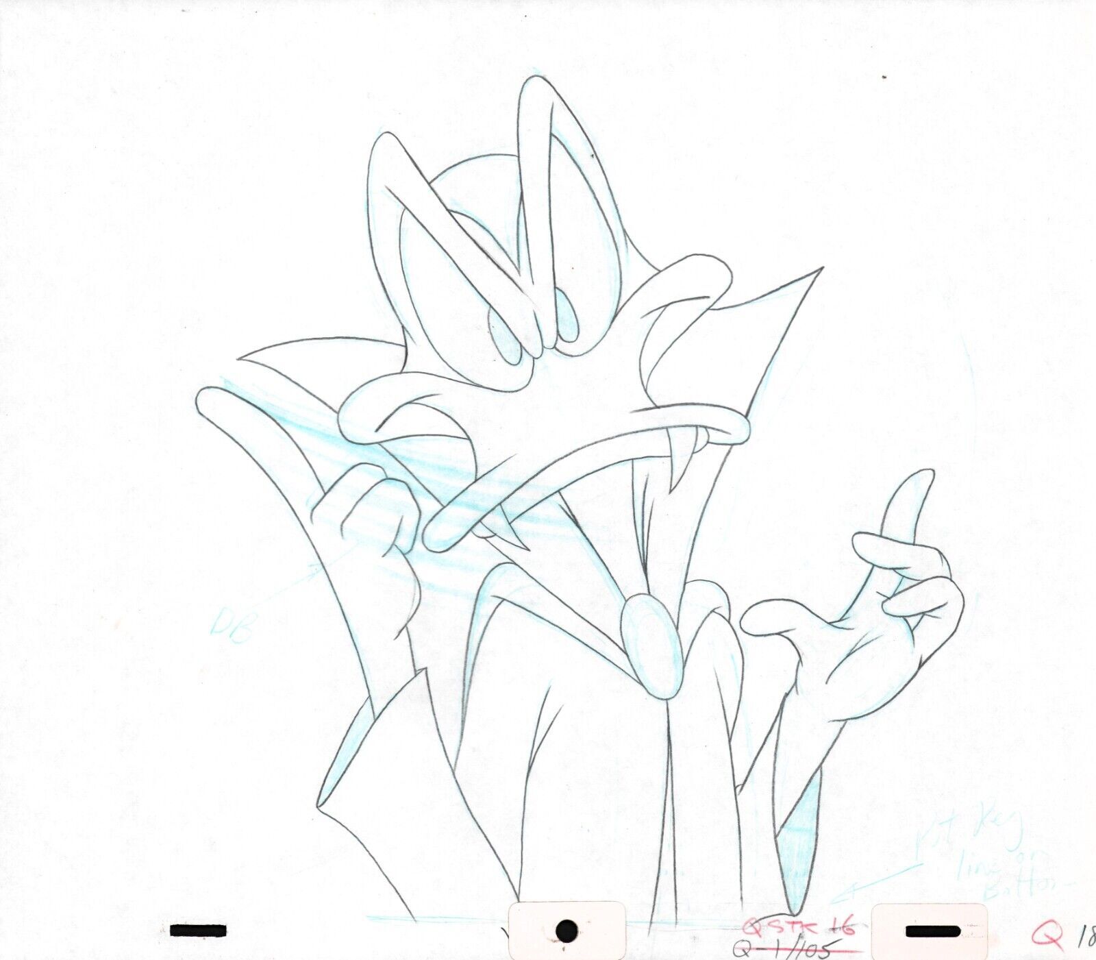 QUACKULA DUCK - Great Pose - Cel Animation Pencil Art Drawing Q-18 ...