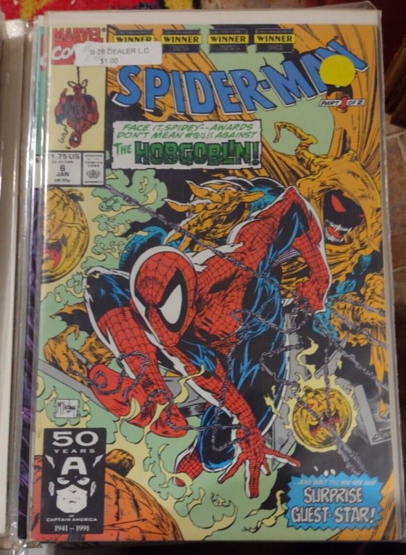 SPIDER-MAN # 6 MARVEL 1991 MCFARLANE jobgoblin ghost rider | Comic ...