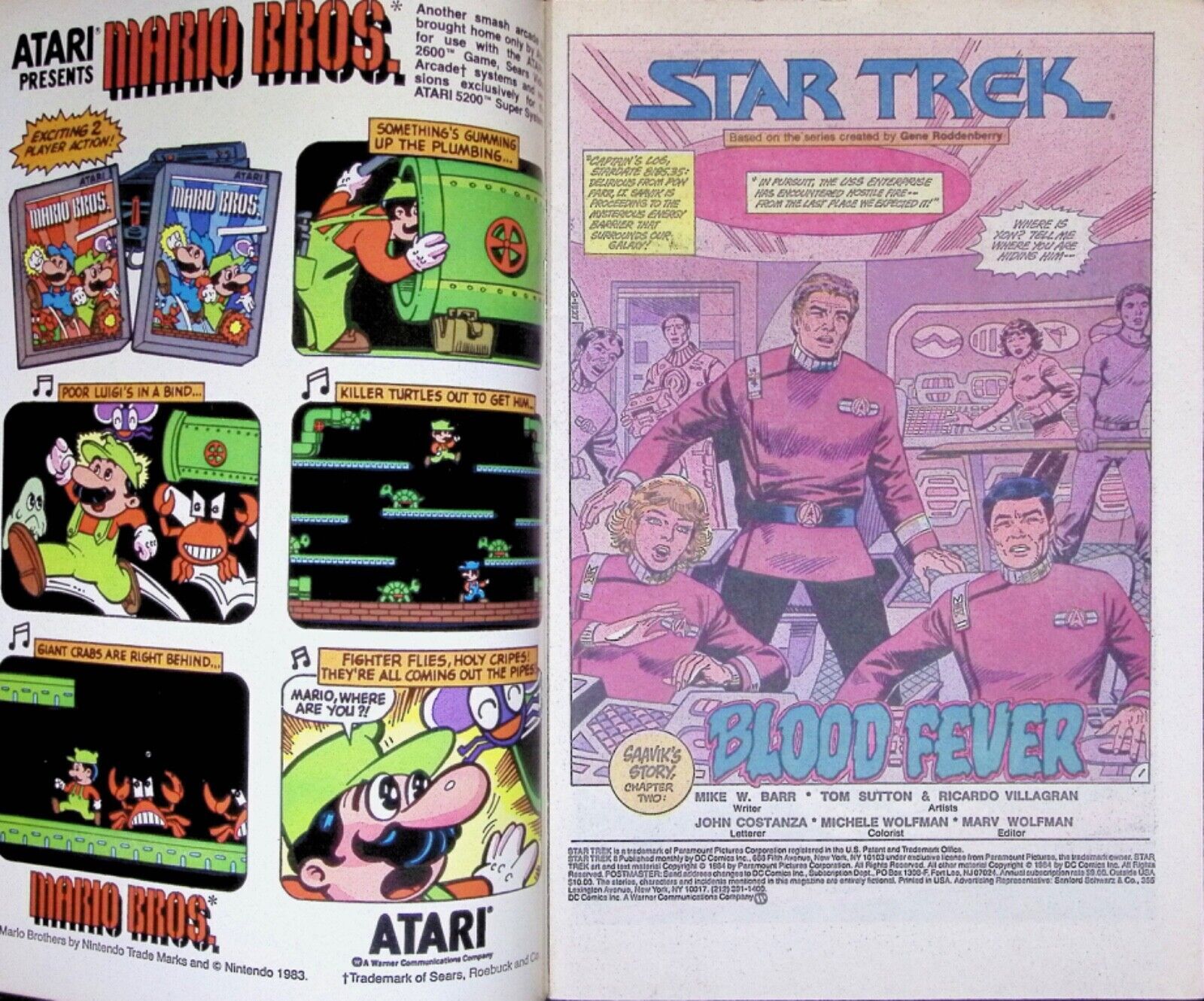 STAR TREK Comic 8 — Original Series — Saavik Blood Fever — 1984 DC ...