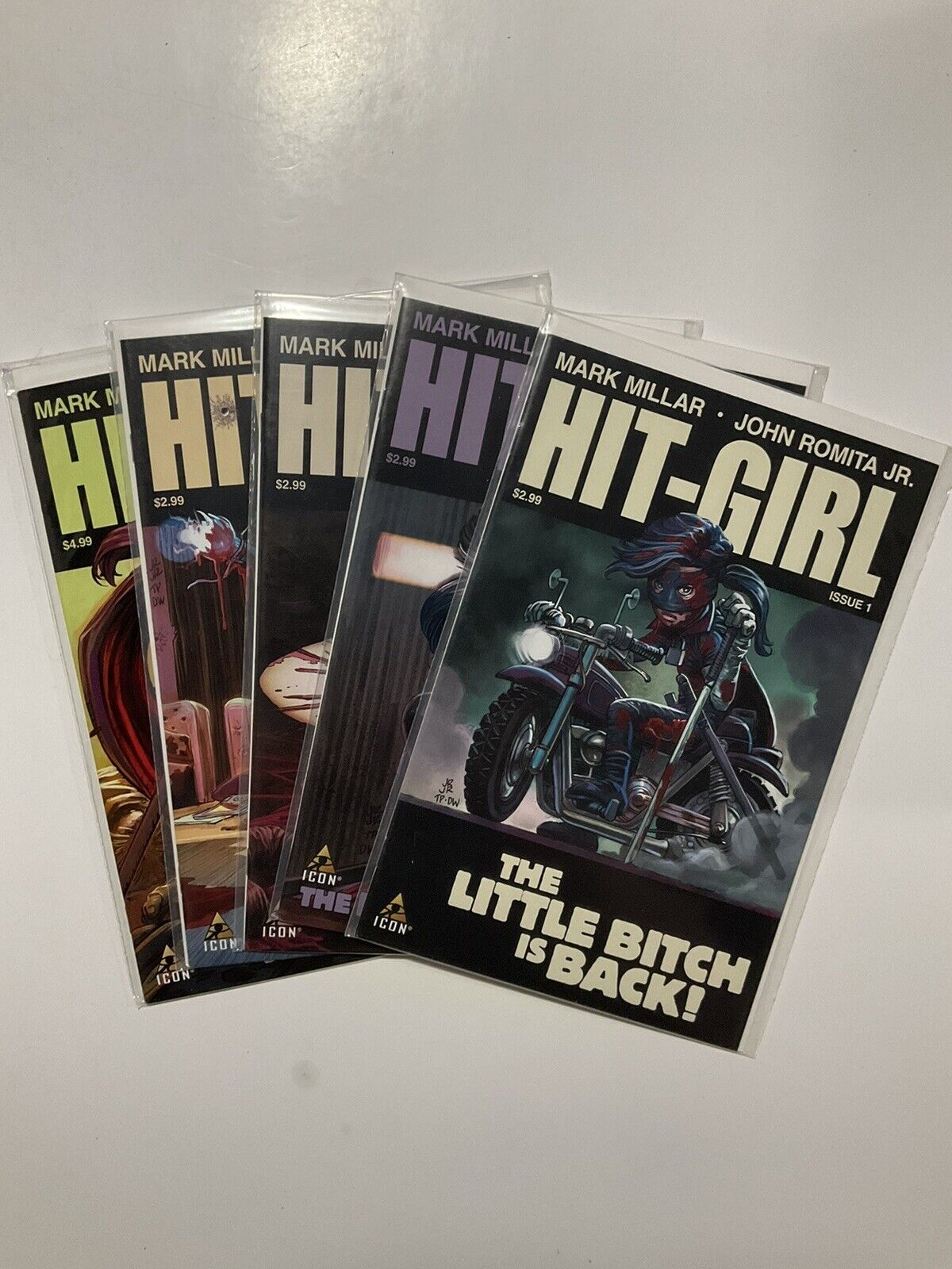Hit Girl 1 2 3 4 5 Lot run set Near Mint Nm Icon | Comic Books - Modern ...