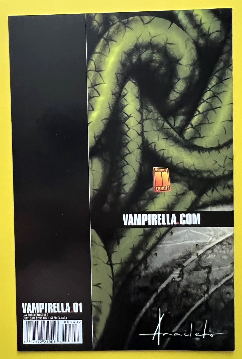 Vampirella 1 Anacleto Cover (2001) B3 | Comic Books - Modern Age ...