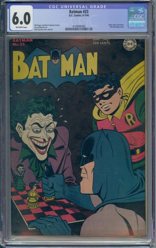 Batman #23 CGC 6.0 Joker Cover and Story | Comic Books - Golden Age, DC ...